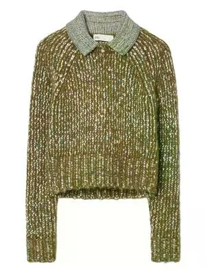 Tory Burch Contrasting-collar Sweater