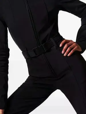 Perfect Moment Belted Star-detail Ski Suit - Black