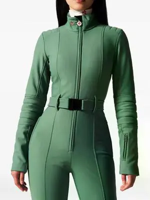 Perfect Moment Belted Ski Suit - Green