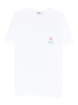 KOMPAKT RECORD BAR Logo T-shirt - White