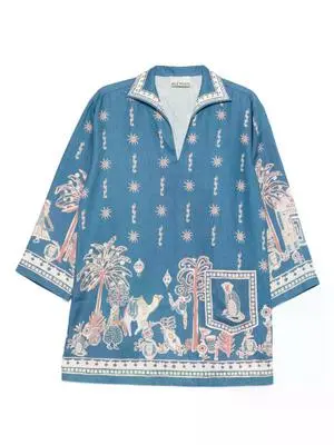 Alemais V Neck Kaftans Tunics