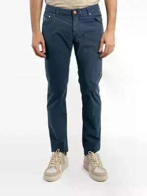 HANDPICKED Five-pocket Trousers