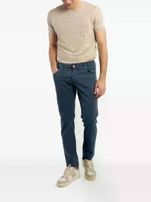 HANDPICKED Five-pocket Trousers