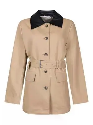 SELECTED Belted Collar Jacket