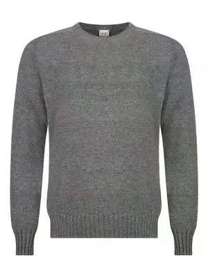 GALLIA Crew-neck Wool Sweater