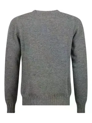 GALLIA Crew-neck Wool Sweater