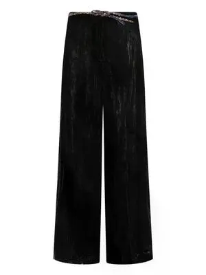 HUI MILANO Belted Trousers