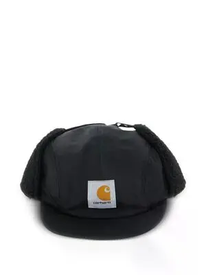 Carhartt Work In Progress Oltera Ear Guard Cap With Logo Patch - Black