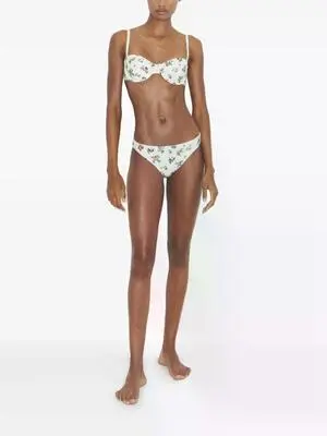 Tory Burch Printed Bikini Bottoms - Neutrals