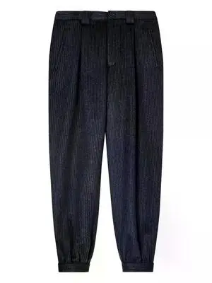Giorgio Armani Ribbed Cuffed Trousers
