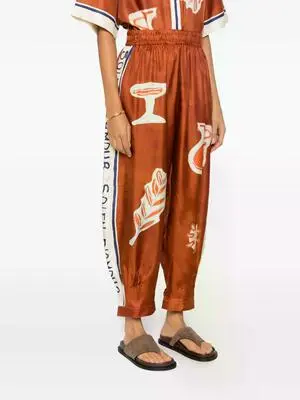 ALEMAIS Soleil D´amour Print Trousers