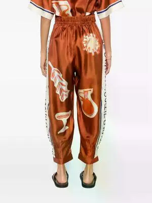 ALEMAIS Soleil D´amour Print Trousers