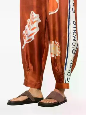 ALEMAIS Soleil D´amour Print Trousers