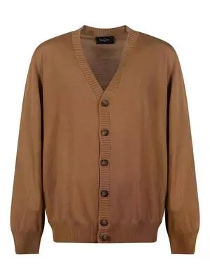 GRAN SASSO Button V-neck Cardigan