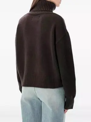 Extreme Cashmere Ribbed Roll-neck Sweater