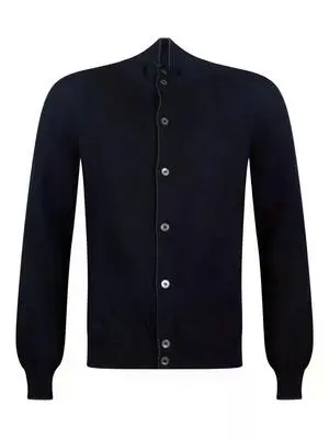 GRAN SASSO High-neck Button Cardigan