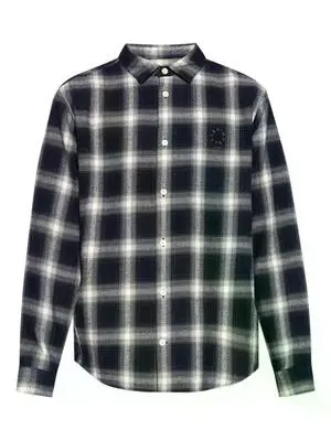 ALLSAINTS Check-embroidered Shirt