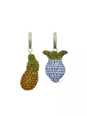 Tory Burch Curiosity Vegetable Crystal Earrings