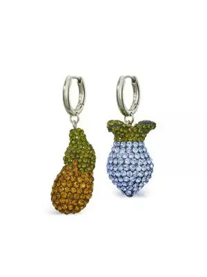 Tory Burch Curiosity Vegetable Crystal Earrings