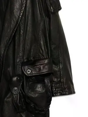 JULIUS Gas Mask Leather Coat
