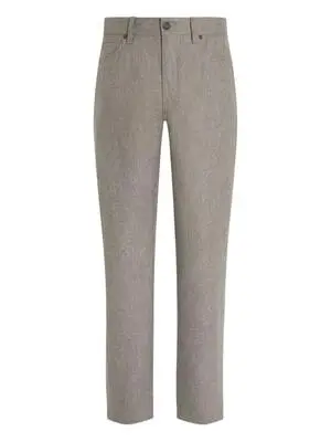 Zegna Roccia Trousers - Grey