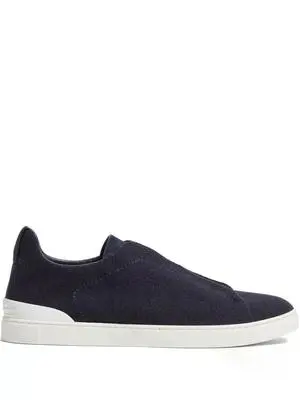 Zegna Round Toe Sneakers For Men