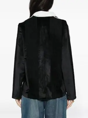Adidas Winterised Soccer Polo Top - Black