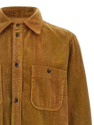 MARANT Nario Corduroy-effect Shirt - Brown