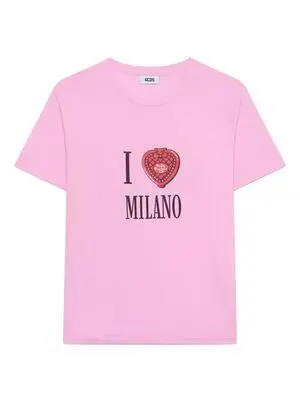 Gcds Polly Pocket Milano T-shirt - Pink