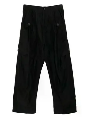 Julius Black Wash Pants For Men