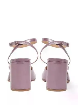 MAISON MARGIELA Patent Leather Tabi Ankle Strap Pumps