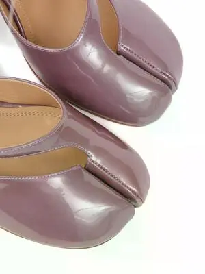 MAISON MARGIELA Patent Leather Tabi Ankle Strap Pumps