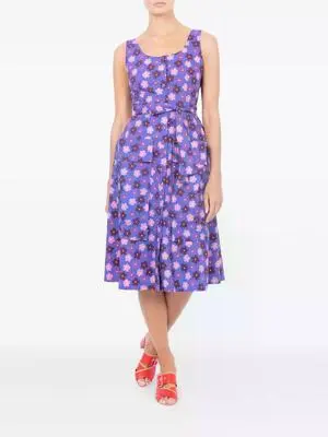 Lhd Ramatuelle Floral Tie Dress