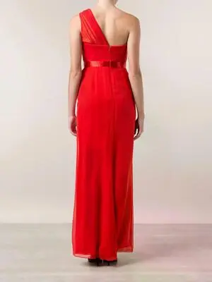 Marchesa One-shoulder Maxi Dress