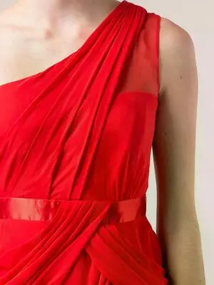 Marchesa One-shoulder Maxi Dress