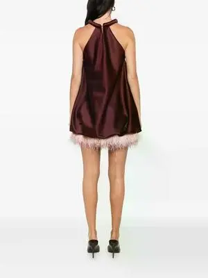 ROSANNA OCAMPO Aria Halterneck Mini Dress