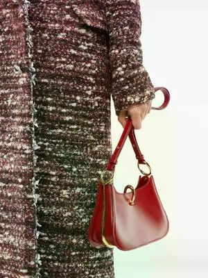 Rabanne Adjustable Strap Shoulder Bag - Red