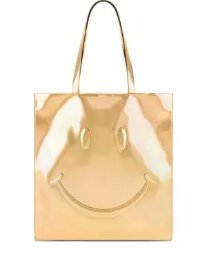 Moschino Gold Tone Totes