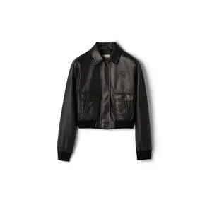 Miu Miu Nappa Leather Blouson Jacket