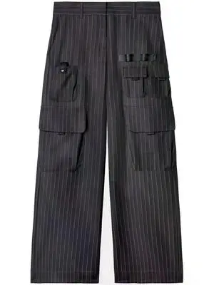 Off-White Pinstriped Cargo Pants