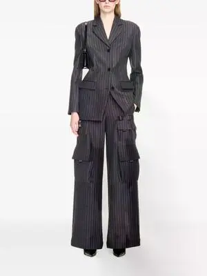 Off-White Pinstriped Cargo Pants