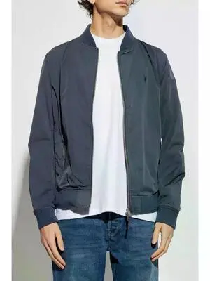 ALLSAINTS Ramskull Bomber Jacket - Blue