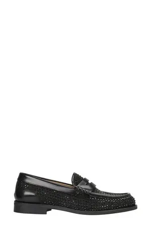 BOSS Lycia Studded Penny Loafer