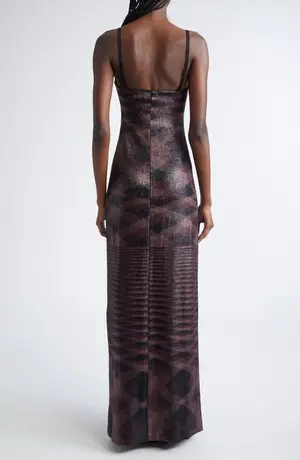Missoni Flame Pattern Knit Dress