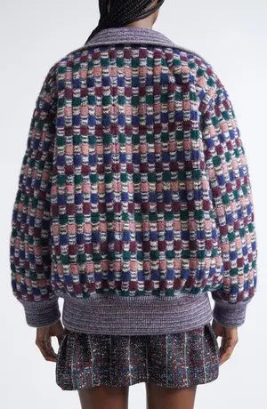Missoni Jacquard Knit Bomber Jacket