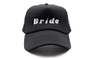 REY TO Z Bride Foam Trucker Hat - Black
