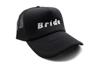 REY TO Z Bride Foam Trucker Hat - Black