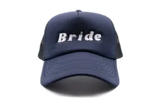 REY TO Z Bride Foam Trucker Hat - Navy