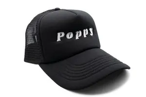 REY TO Z Poppy Foam Trucker Hat - Black