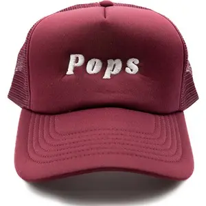 REY TO Z Pops Foam Trucker Hat - Burgundy